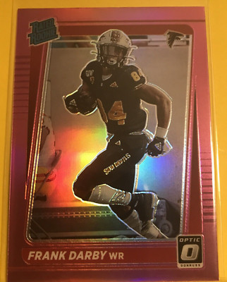 Frank Darby 2021 Donruss Football Pink Optic Rated Rookie Card #P-311 ...