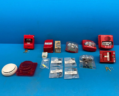 Lot of - Simplex Potter Edwards Fire Alarms / Mount Bracket / Resistor ...