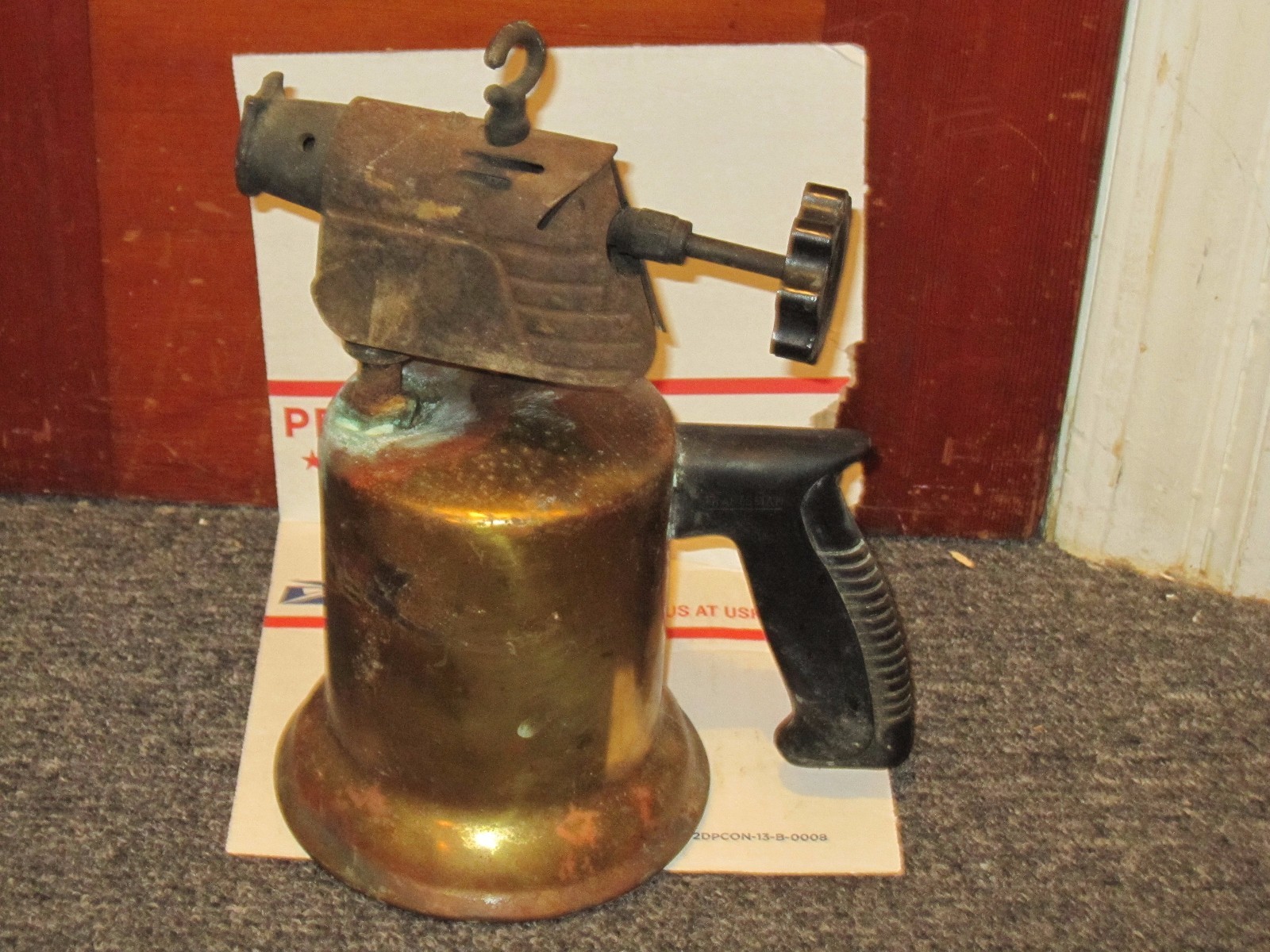 Vintage Antique Craftsman Brass Solder Torch Gas Blow Torch | eBay