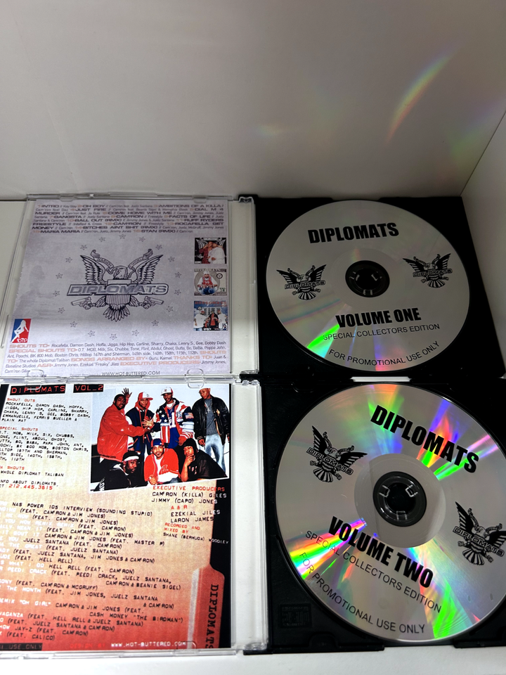 2x Dipset Mixtapes vol 1 and 2 RARE NYC Promo Mix Mixtape CDS DJ Kay ...