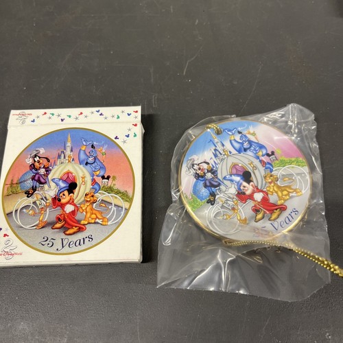 1996 25th anniversary Disney Porcelain Christmas Ornament | eBay
