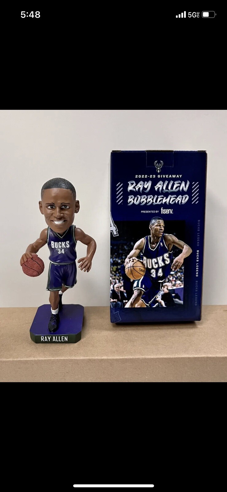 Milwaukee Bucks Ray Allen “Legends” Bobblehead SGA 04/07/23 | eBay