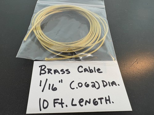 Brass Cable for Tall Case and Large Clocks 1/16" | eBay