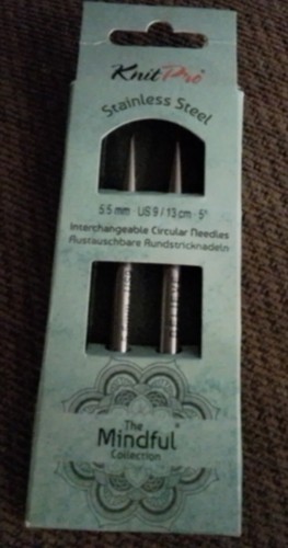 knit pro mindful collection interchangeable knitting needles us 9, 5 ...