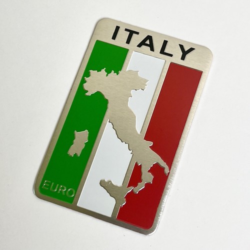 Italy Flag Car Emblem Badge Decal Italian ITA IT Sticker 2"x 3 ...