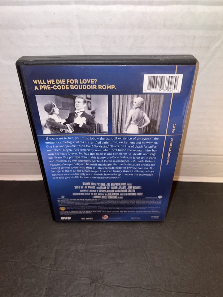 God's Gift to Women (DVD, 1931) WB Archive Collection Dvd 883316679289 ...