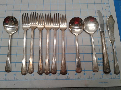 Vintage NSC EPNS Stainless Silverware Flatware (11) Pieces | eBay