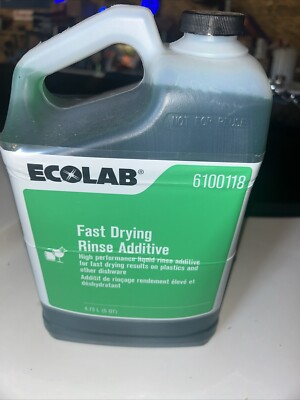 Ecolab Fast Drying Rinse Additive 5QT | eBay
