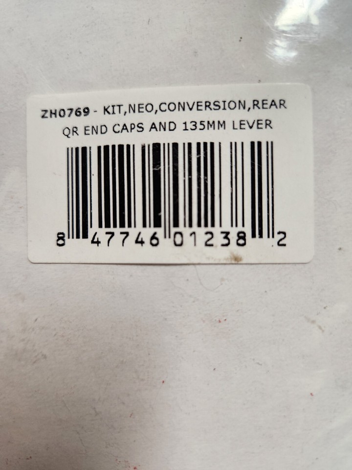 Stan's NoTubes Neo Conversion Kit QR 135mm Mountain Bike End Caps MTB ...