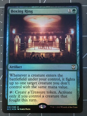 Boxing Ring Foil, NM, MTG Commander: Streets of New Capenna, Pack Fresh ...