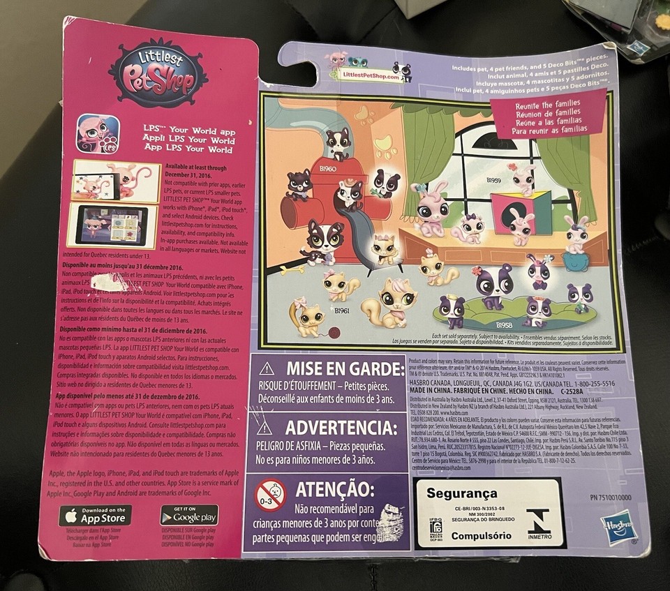 Littlest Pet Shop LPS Surprise Families Pet Pack B1958 Ling Pandas ...