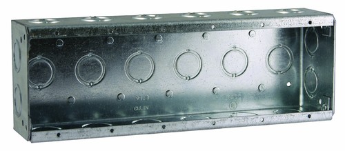 960 2-1/2-Inch Deep 95.3 Cubic Inch 6-Gang Nongangable Masonry Box ...