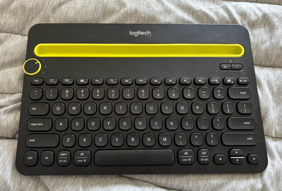 Logitech K480 920-006343 Wireless Keyboard Black with Green Accent ...