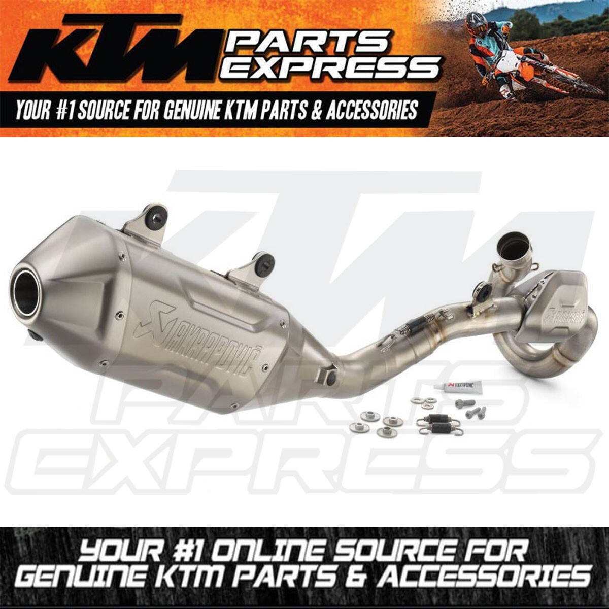 NEW OEM KTM GAS GAS AKRAPOVIC RACING LINE 250 350 SX-F XC-F 2023/24 ...