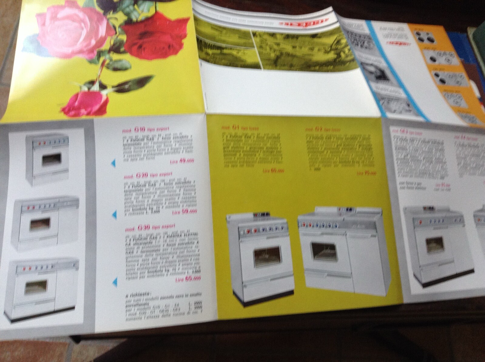 INDESIT CATALOGO DEPLIANT PUBBLICITARIO VINTAGE ANNI 60 FRIGO CUCINE | eBay