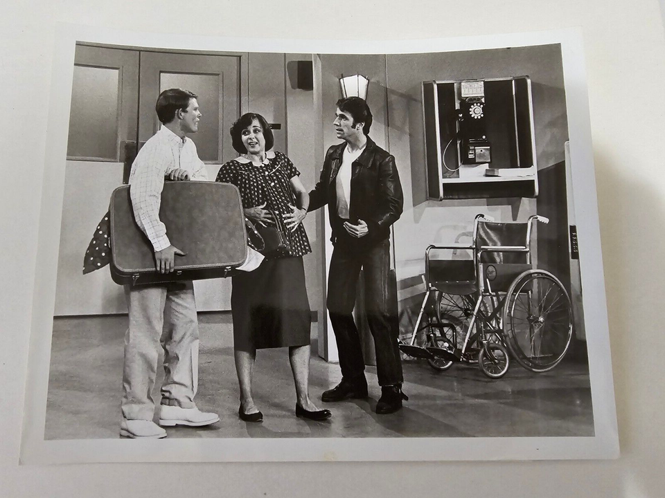 1976 Press Photo Henry Winkler, Ron Howard, Udana Power in Happy Days ...