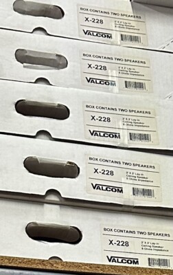 VALCOM X-228 IN-CEILING 8 OHM LAY-IN DROP CEILINGS SPEAKERS SOLD IN ...