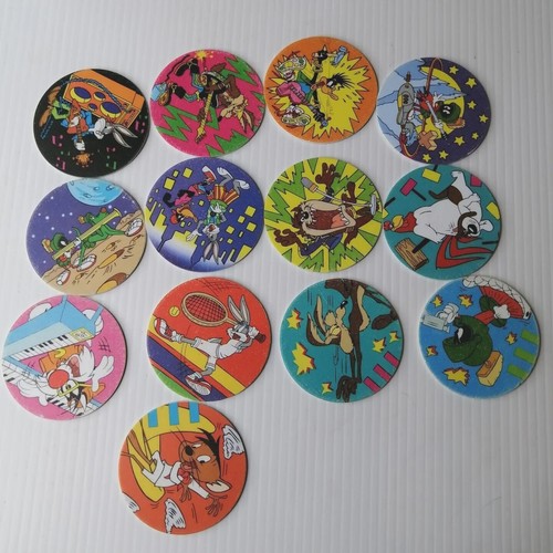 Tazo Lot Of 13 Original 1990s Looney Tunes Chip Packet Discs | eBay