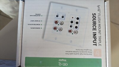 Legrand LyriQ Flush mount triple SOURCE INPUT AU1011 white | eBay