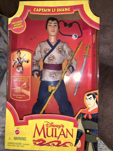 NEW Barbie Doll 1997 Disney's Mulan Captain Li Shang #18897 Mattel | eBay
