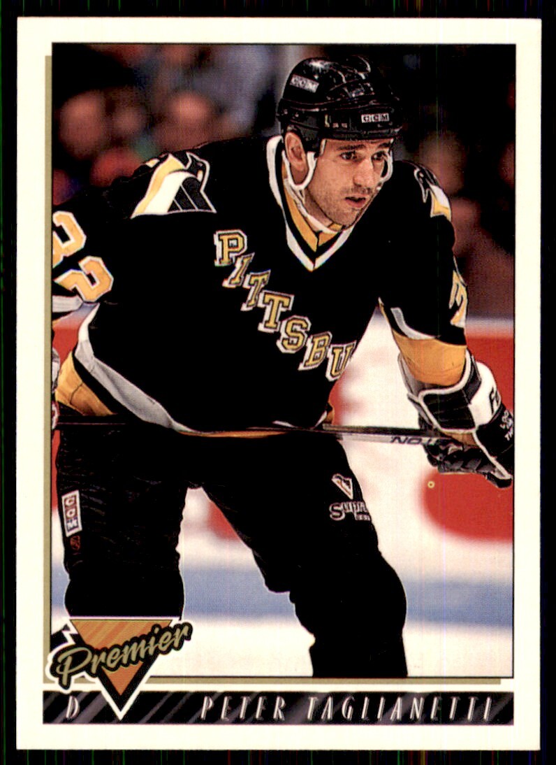 1993-94 Topps Premier Peter Taglianetti Pittsburgh Penguins #248 NHL ...