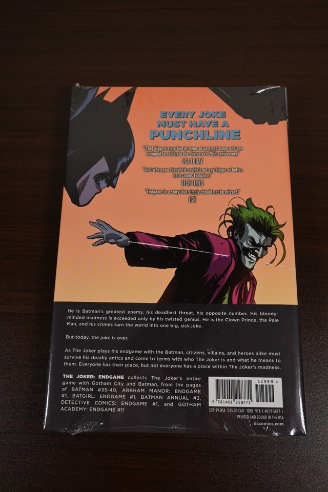 DC The Joker: Endgame Hardcover - New | eBay