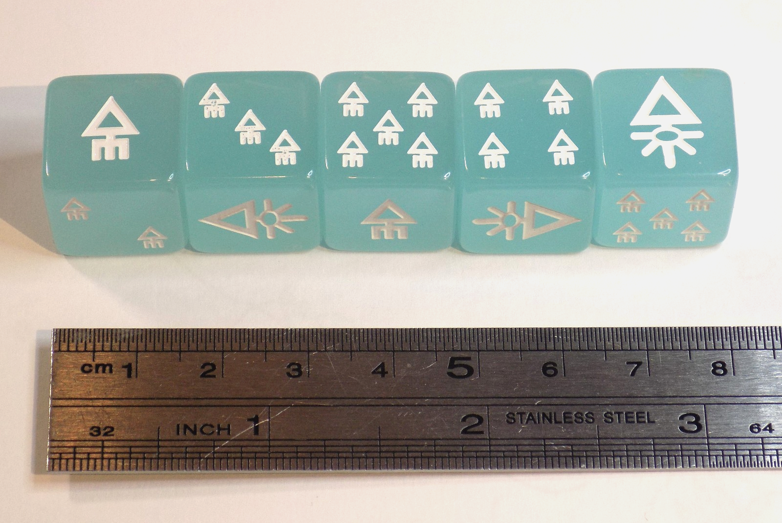 Warhammer 40,000 - -- ELDAR SYMBOL DICE -- - 15x D6 Eldari Craftworlds ...