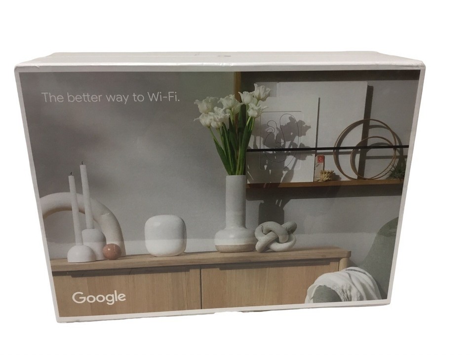 GOOGLE NEST WIFI PRO (WI-FI 6E) 2-PACK — FACTORY SEALED (EPJ031608 ...