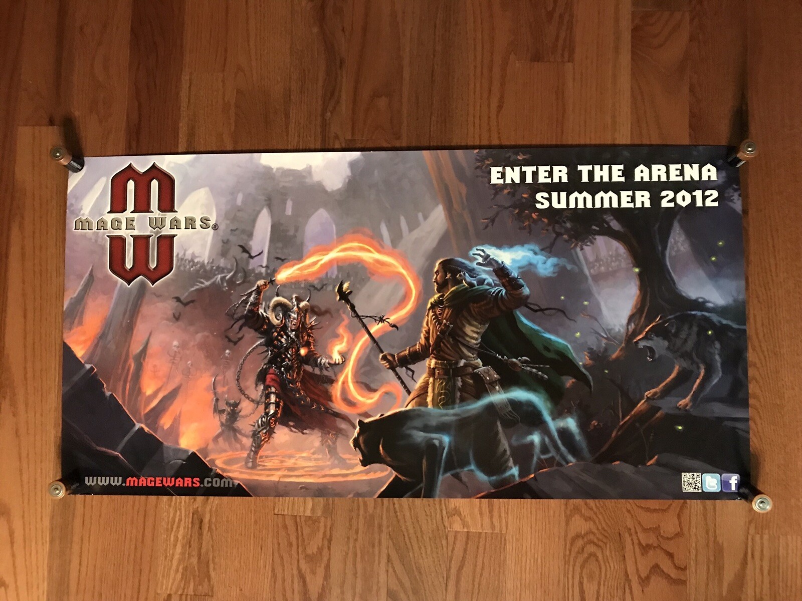 RARE Mage Wars Enter the Arena Summer 2012 Warlock Beastmaster Promo ...