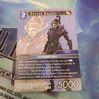 Final Fantasy TCG Rebellion's Call LP Rursan Reaver 17-126H | eBay