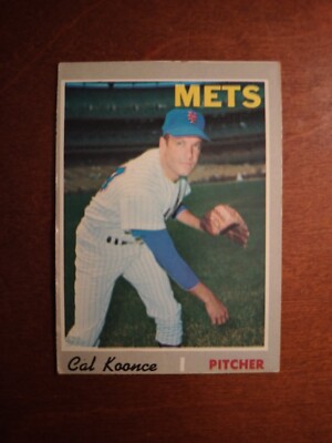 1970 Topps..... Baseball #521 Cal Koonce - New York Mets Gd Oc Read ...