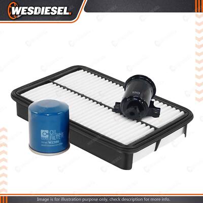 Wesfil Oil Air Fuel Filter Service Kit fits Toyota Sprinter 1.8L 1994 ...