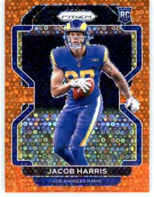 2021 Panini Prizm Prizm Orange Disco #368 Jacob Harris RC Rookie LA ...