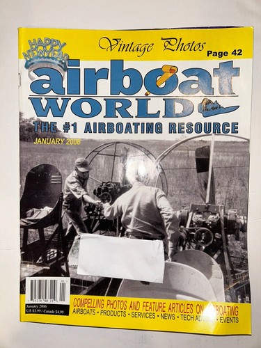 Airboat World Magazine Air Boat January 2006 Airboating Vintage Photos ...