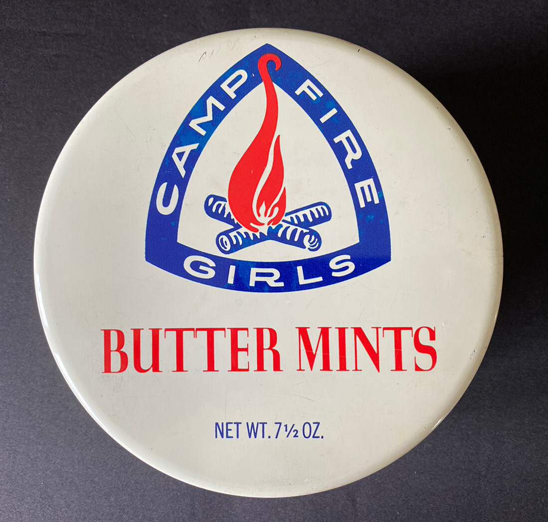 Vintage Campfire Girls Butter Mints Tin-7 1/2 Oz. | eBay