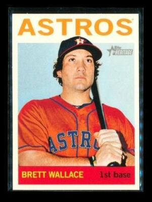2013 TOPPS HERITAGE Baseball Trading Card #57 BRETT WALLACE Houston Astros | eBay