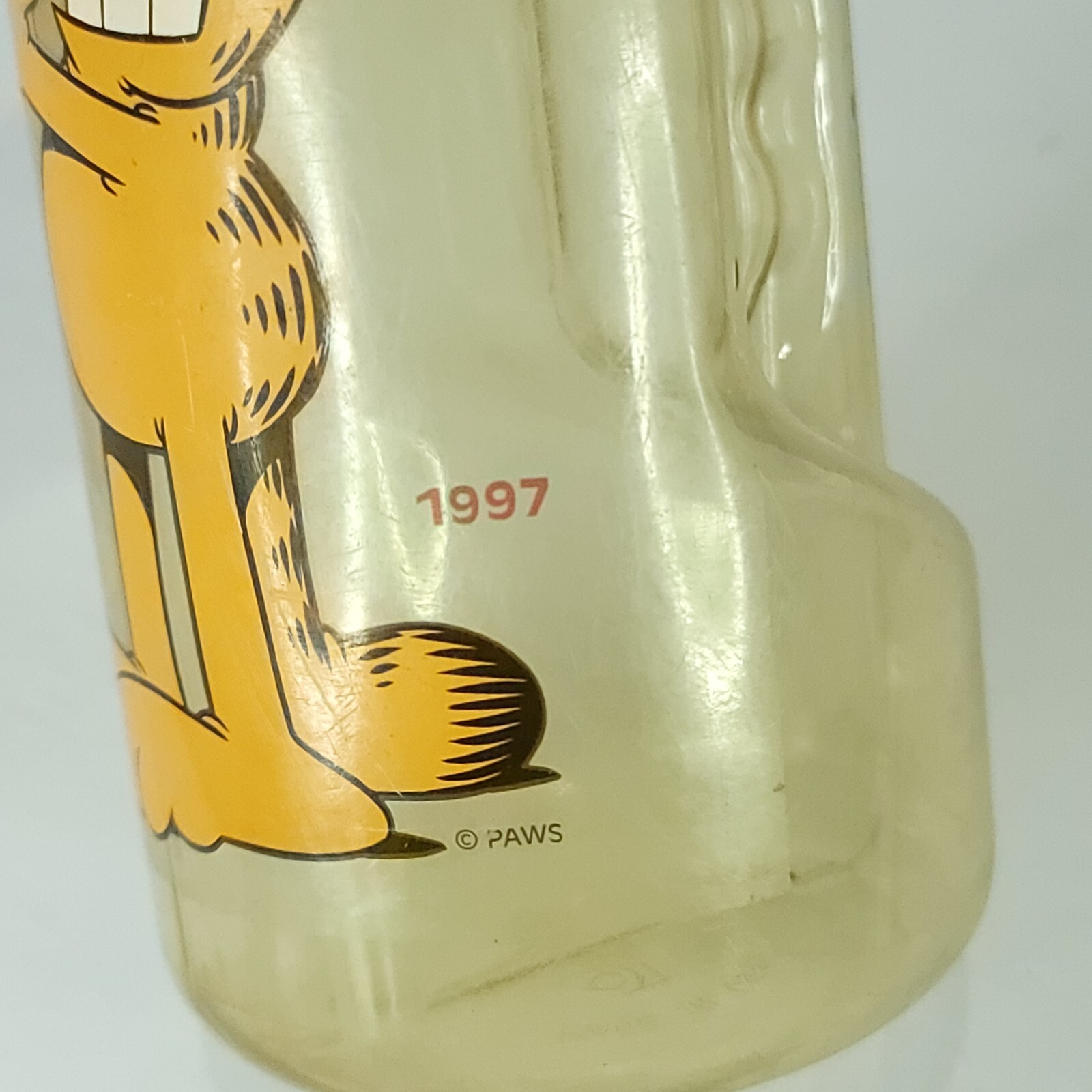 Vintage Garfield Water Bottle Snacking Full Time Sport Straw KMART ...