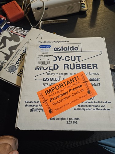 CASTALDO® Pink LABEL® MOLD RUBBER- READY CUT, 5 LBS. | eBay