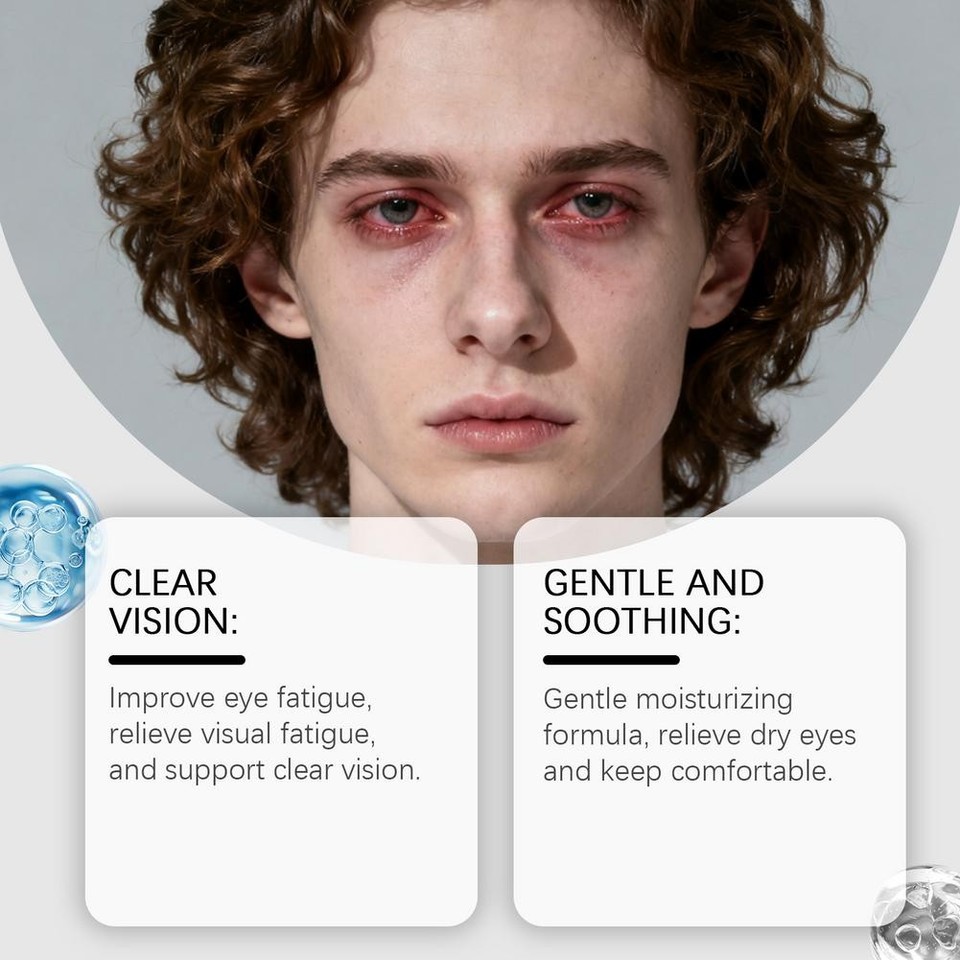 &Eye Drops Relieves Eyes Discomfort Blurred Eyes Sore Eye Care Itchy ...