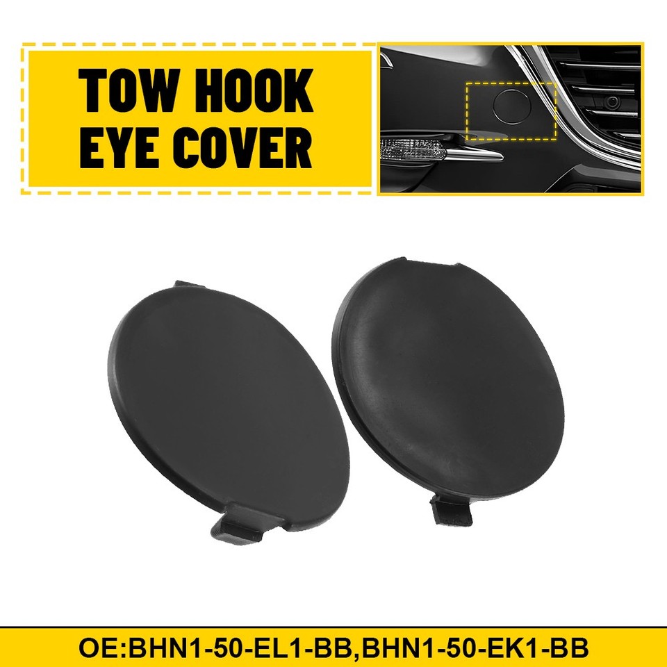 Fits 2014 2015 2016 2017 2018 Mazda 3 Rear 2Pcs LH RH Bumper Tow Hook ...
