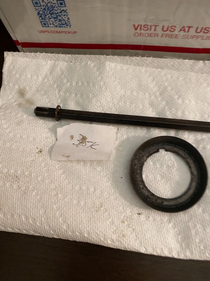 1973 1972 ford mustang 351C engine motor oil pump drive rod sling DIRTY ...