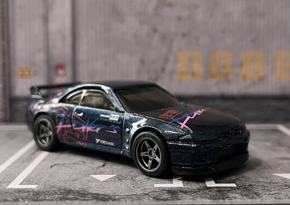 Hot Wheels Custom Nissan Skyline GT-R HKS R33 - Real Riders JDM A | eBay