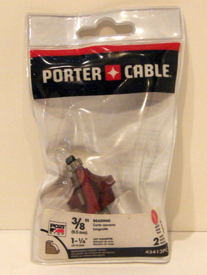 Porter Cable 43413PC 3/8" Beading 1-1/4" Cut Diameter Carbide Tipped ...