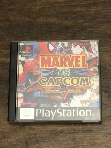 Marvel vs Capcom Clash Of The Super Heroes Ps1 Playstation 1 Complete ...