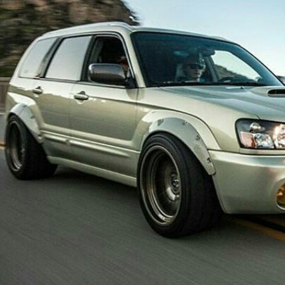Subaru Forester SG Wide Body Kit Fender Flares Arch Extensions 3.5 ...