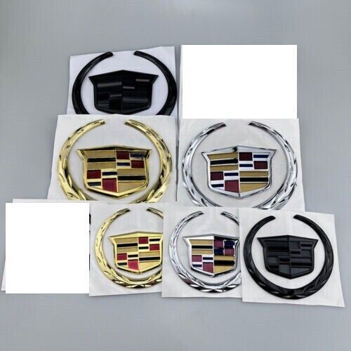 Rear Front Grille Ornament Emblem Badge for Cadillac Escalade SRX CTS 6 ...