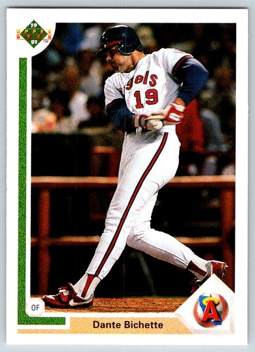1991 UPPER DECK DANTE BICHETTE CALIFORNIA ANGELS #317 | eBay