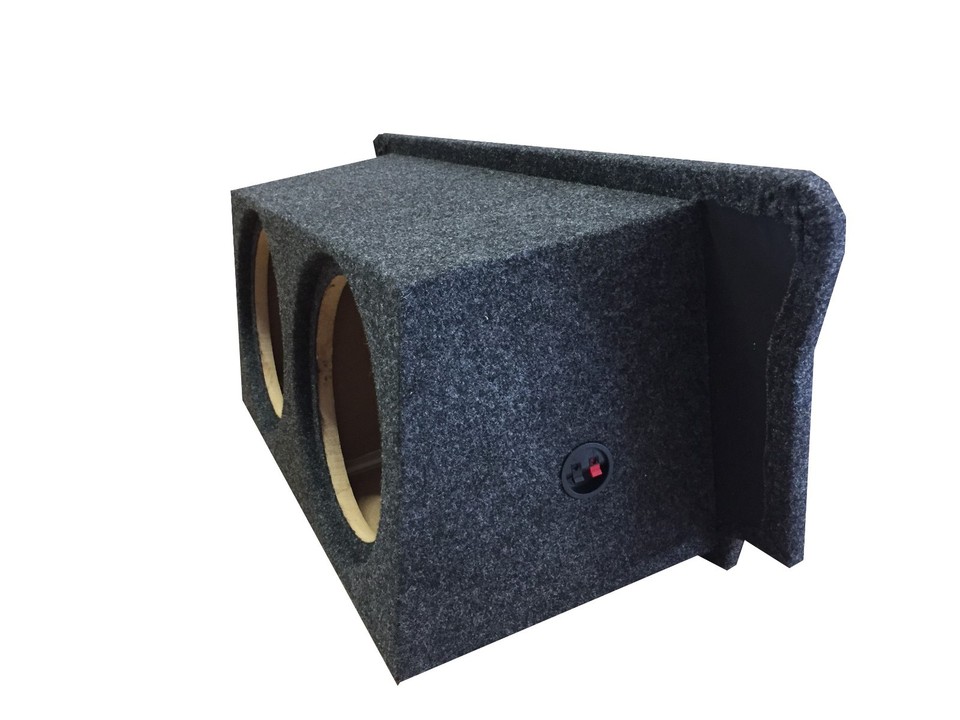 2008-23 Dodge Challenger 2-10" FRONT FIRE Subwoofer Box * SRT LOGO ...