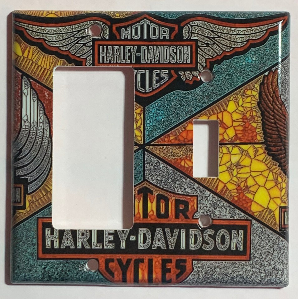 Harley-Davidson MotorCycles Light Switch Outlet Wall Cover Plate Home ...