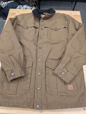 RedHead Ranch Prairie View Ranch Coat Men's Large Brown Cabela's Berber ...